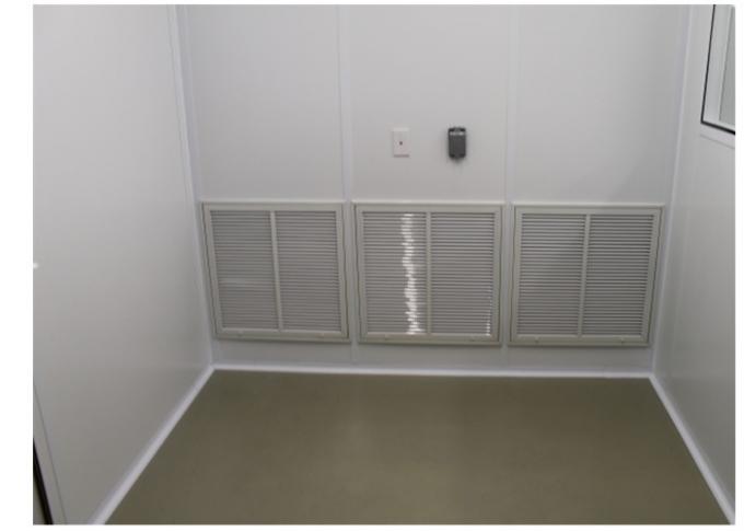 Class 100 Clean Room Dispensing Booth , Stainless Steel Downflow Booths