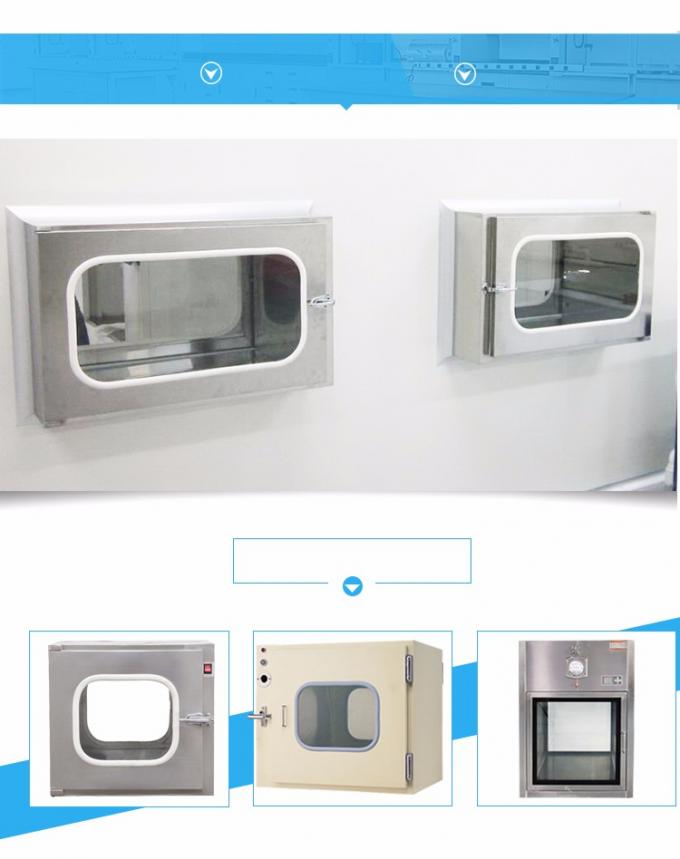 0.75KW Cleanroom Pass Through Chambers / Lab Pass Through Window