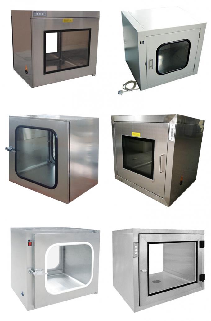 Hepa Filter H13 / H14 Static Cleanroom Pass Box / Cleanroom Pass ...