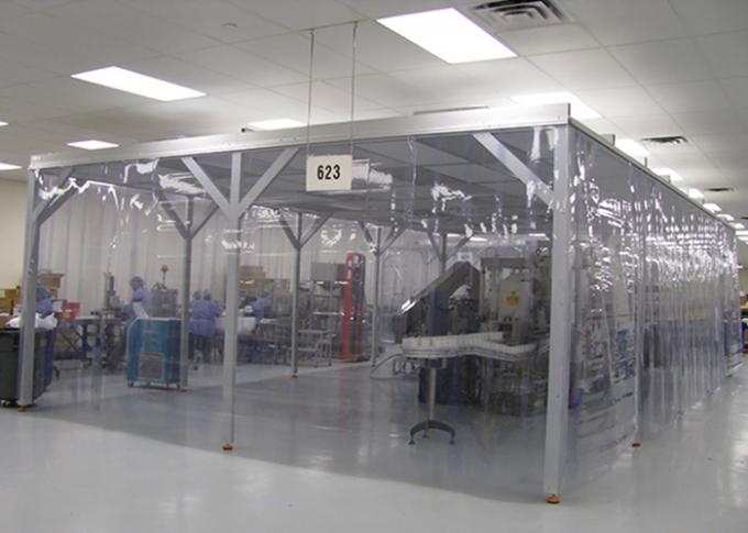 Class 1000 Portable Softwall Clean Room Booth For Food Beverage Industry