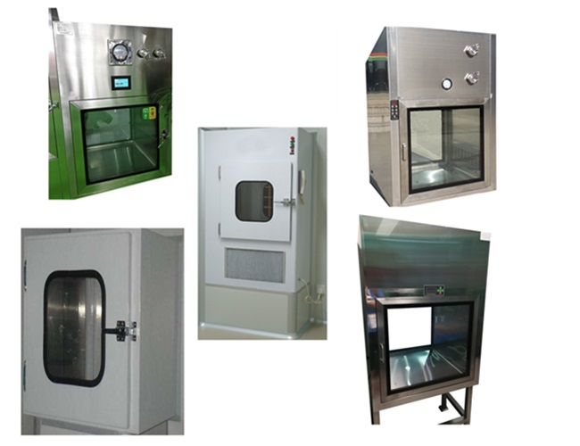 Sterile Electronic Interlock Cleanroom Pass Box In Class 100 Clean Rooms