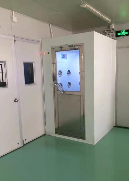 Power Coated Steel Cleanroom Air Shower With PLC Control System