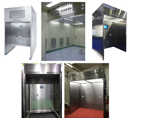 Class 100 SUS 304 Clean Room Dispensing Booth For Medical Workshop