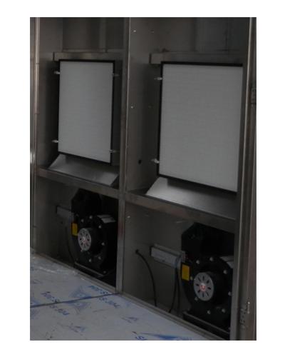 Stainless Steel Plate Modular Air Shower For Cleanroom Project