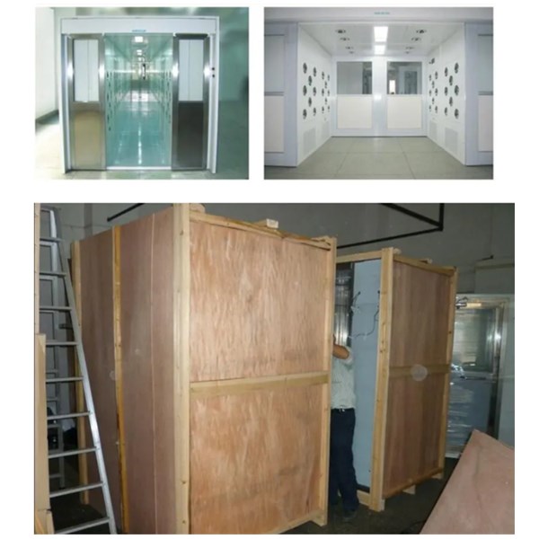 Wind Speed 25 m/s Air Shower Tunnel Automatic PVC Curtain Inductive ...
