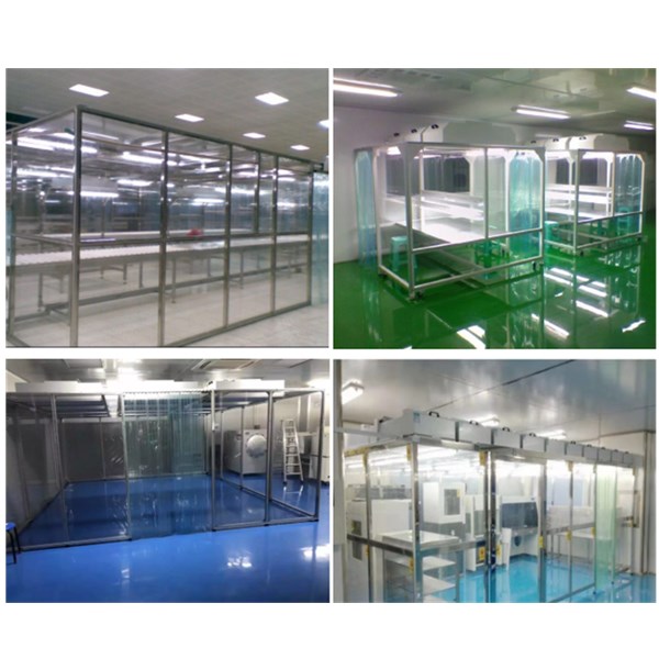 Laboratory Softwall Clean Room With HEPA Filters / Movable Clean Booth