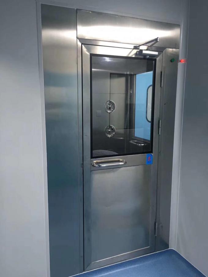 2 Directional Blow Air Shower Tunnel With LED Display For 2 Person 380V ...