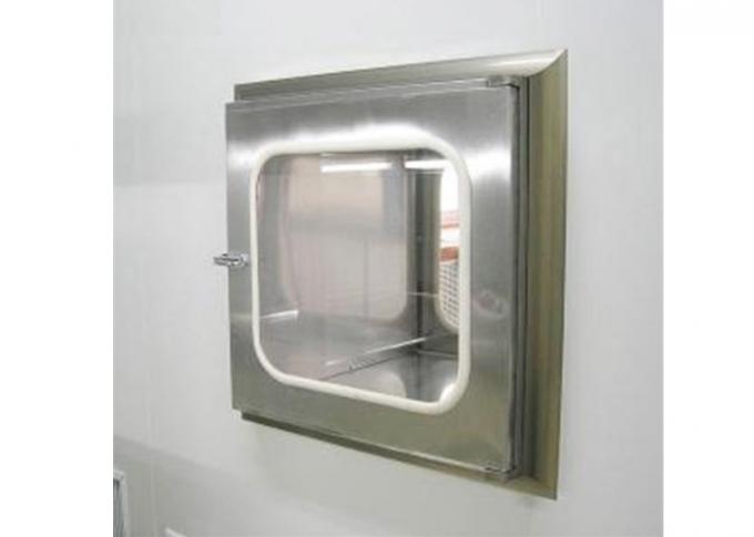 50L High Capacity Cleanroom Pass Box With White Color And Hinges
