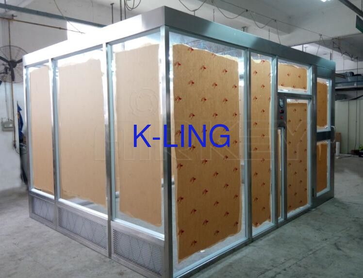 Lab Dedicated Class 100 Modular Clean Room With HEPA Filter / Plastic ...