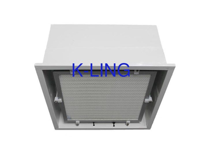 Powder Coated Steel HEPA Filter Terminal Box With Smooth Diffuser