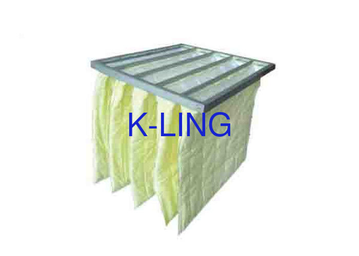 Customized Pocket Air Filter / Bag Air Filter F7-F9 Efficiency For Air ...