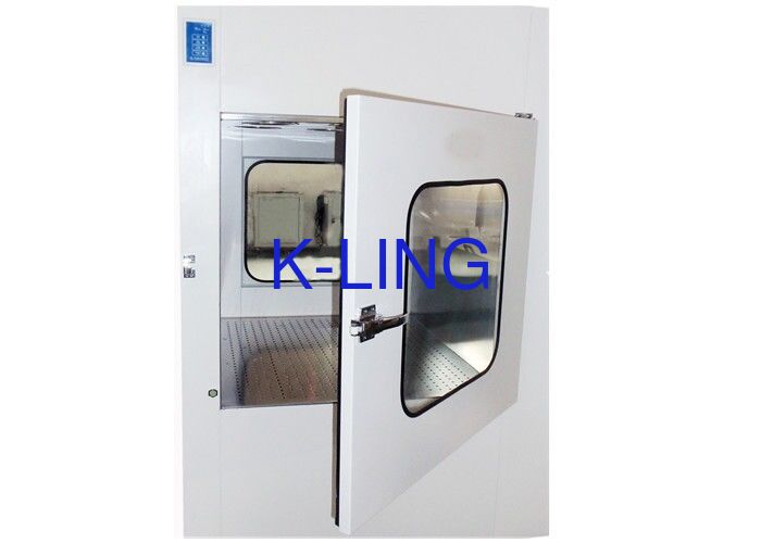 Laboratory Air Shower Pass Box , Horizontal / Vertical Clean Room Pass ...