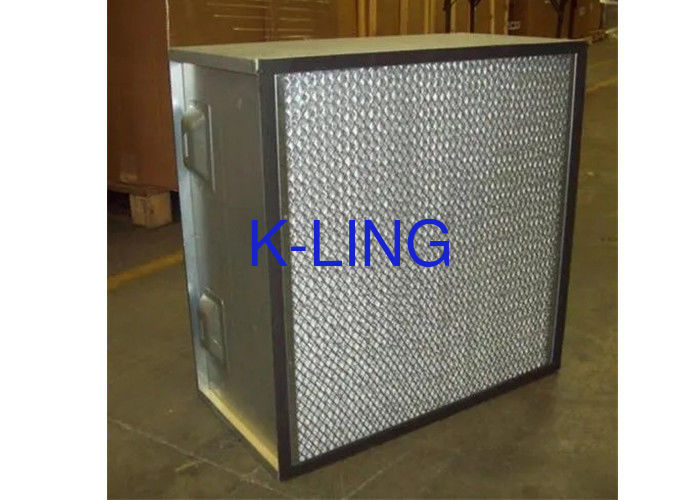 High Humidity Resistant Deep Pleated HEPA Air Filter With Partition