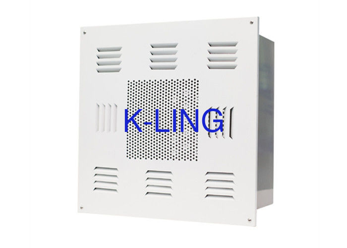 Plastic Spry Steel Diffuser Plate Ceiling HEPA Filter Box For clean room