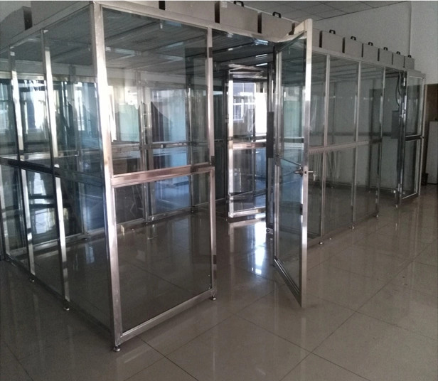 Custom Aluminum Frame Softwall Cleanroom Unidirectional Air Flow
