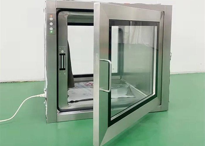 Locks Cleanroom Pass Box With Custom Supported Options And UV Light