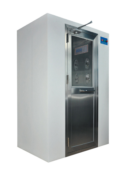 Automatic Power Coated Steel Cleanroom Air Shower With PLC Control System